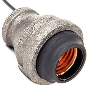 Industrial Black Iron Pipe Lamp Socket w/Wire Leads (3/4" pipe) Qty 1 ...