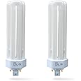 PLT-42W 841,4 Pin GX24Q-4, 42 Watt 4100K Triple Tube,Fluorescent Light Bulb,Replaces for Philips ...