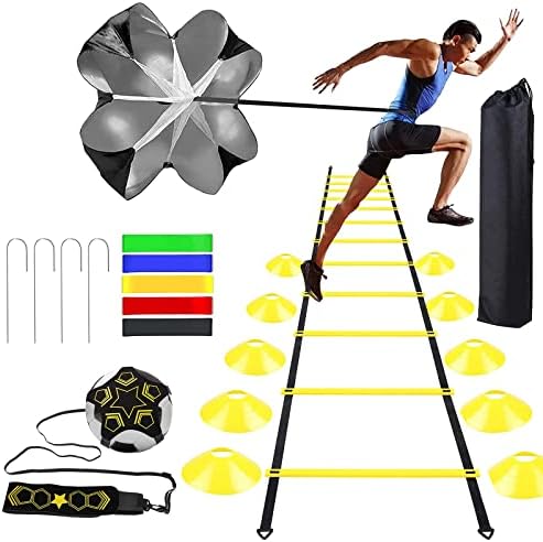 Agility Ladder Speed Training Equipment Set 20ft Agility Ladder ...