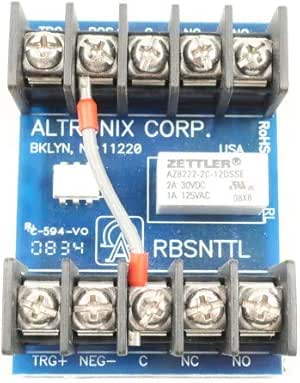 Amazon.com: Altronix RBSNTTL Ultra Sensitive Relay Module: Electronics