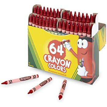 Amazon.com: Crayola Bulk Crayons, Regular Size - Red (12 per box ...