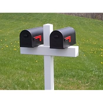 Mayne 5811-GG Rockport Double Mailbox Post, Granite - Mailbox Poles - Amazon.com