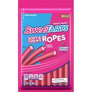 Amazon.com : Sweetarts Soft and Chewy Candy Ropes, 3 oz : Grocery ...