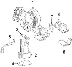 Amazon.com: Mercedes-Benz 642 142 04 81, Turbocharger Gasket: Automotive
