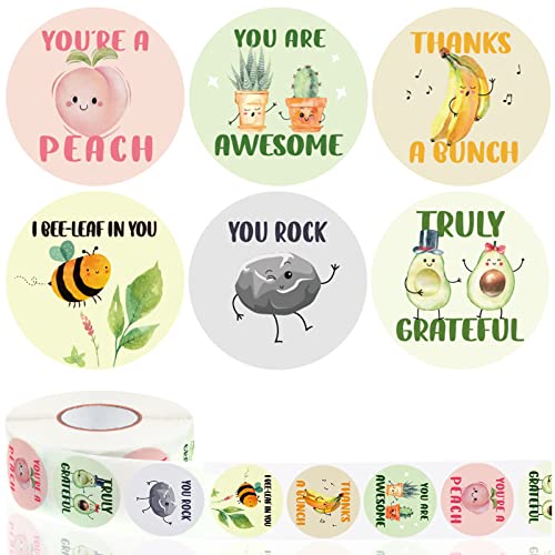 1000 Pcs Kudos Appreciation Stickers Retro You are Awesome Thank You ...