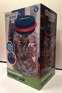 Amazon.com: Discovery Kids Coin Counting Money Jar Electronic Bank ...
