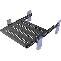 Amazon.com: Tedgetal 1U Sliding Rack Shelf 19" Server Rack Mount ...