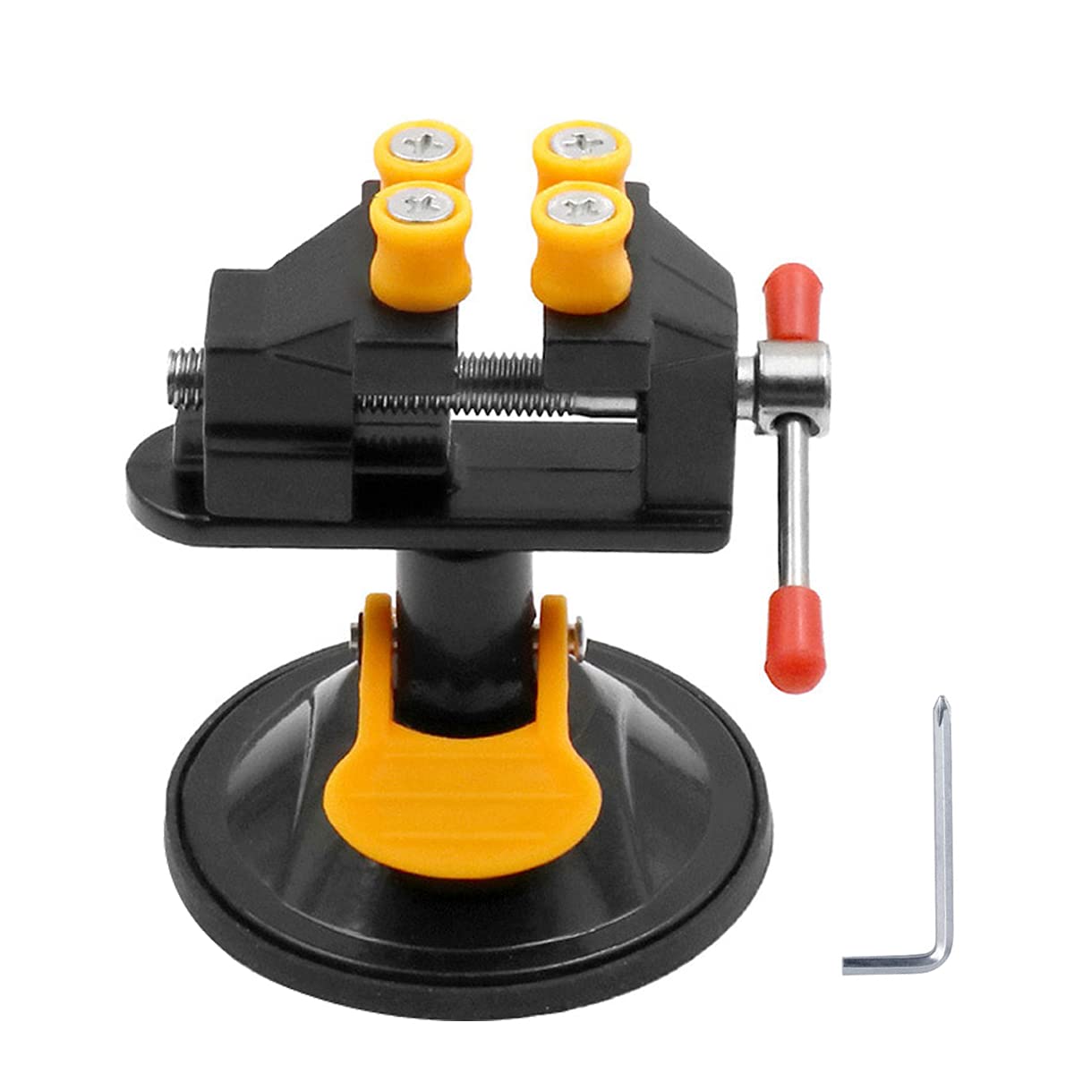Saipe Universal Mini Table Vise Clamp 360° Suction Vice Clamp Drill ...