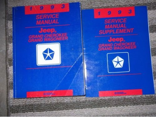 1993 Jeep Grand Cherokee & Grand Wagoneer Repair Shop Manual Original | Pricepulse