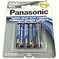 Amazon.com: 4pc Panasonic AA Batteries Super Heavy Duty Power Carbon ...