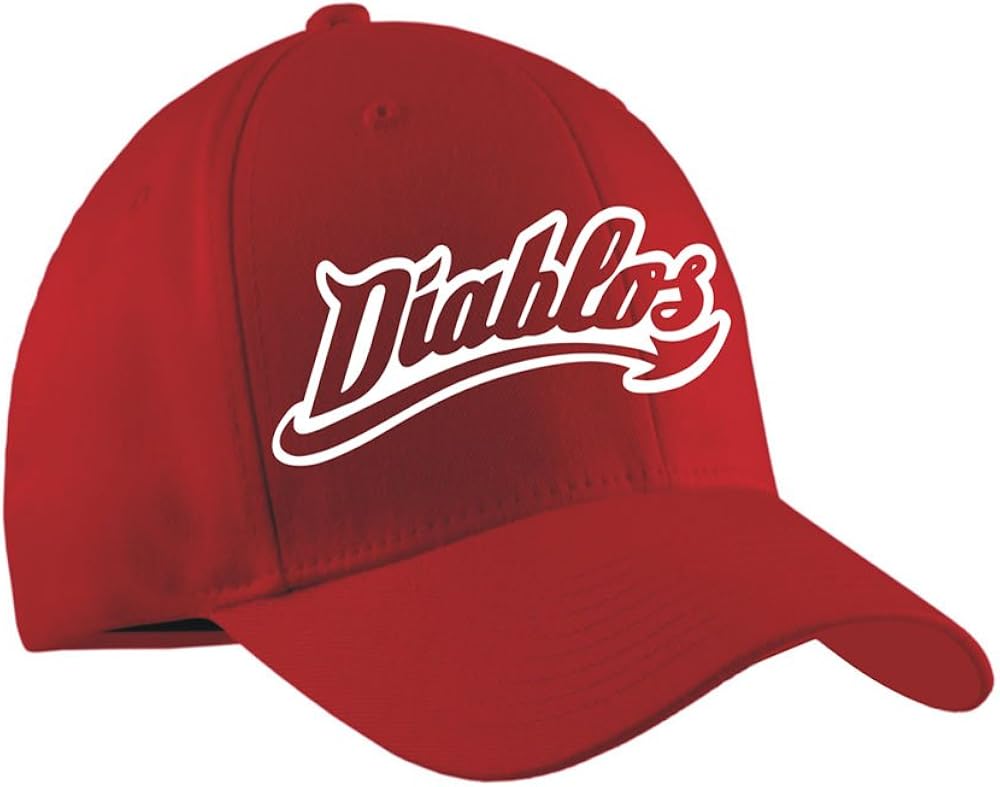DIABLOS Champions Baseball Color Red Cap Hat (One Size) at Amazon Men’s ...
