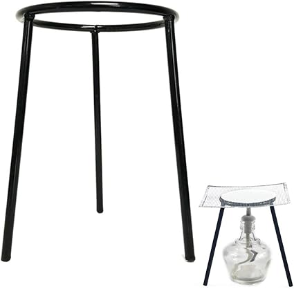 Lab Tripod Stand, Experiment Beaker Tube Clamp Tripod Stand Support ...