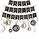 Amazon.com: 40th Birthday Decorations Gifts for Men Women - 40 Birthday ...