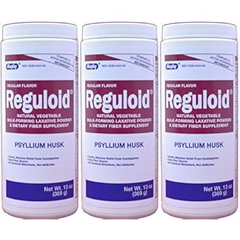 Amazon.com: Reguloid Natural Vegetable Bulk-Forming Laxative, Orange ...