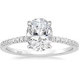 Amazon.com: EAMTI 3CT 925 Sterling Silver Engagement Rings 3-Stone Oval ...