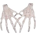Amazon.com: XONOR Halloween Witch Skeleton Hands - 1 Pair Realistic ...