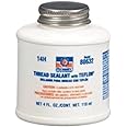 ITW Devcon 80632 Permatex Thread Sealant with PTFE, 4 oz Can, White ...