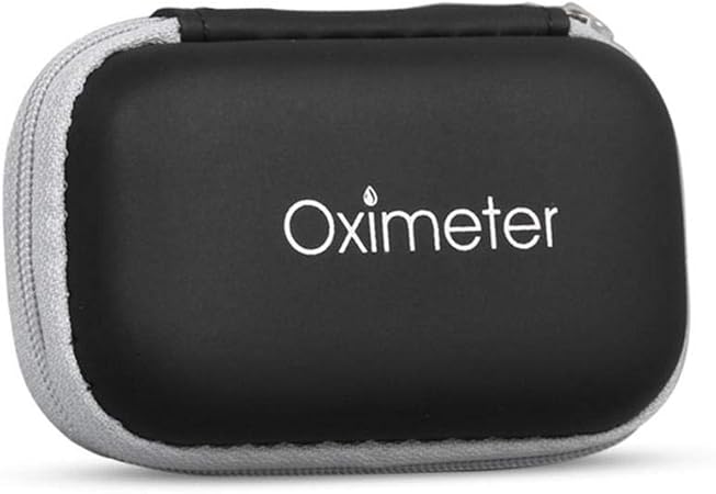 Womdee Pulse Oximeter Case - Hard EVA Zipper Pulse Oximeter Box with ...