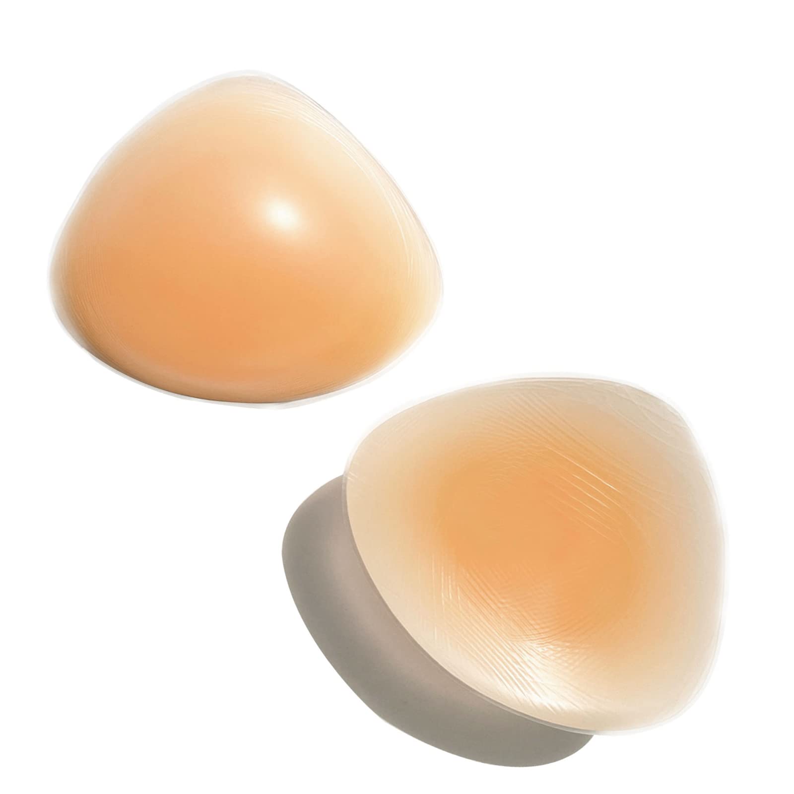 HIPLAYGIRL Pair Concave Silicone Breast Form, Triangle Mastectomy ...