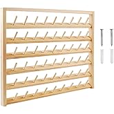 Amazon.com: NW 48 Spools Wooden Thread Holder Sewing and Embroidery ...