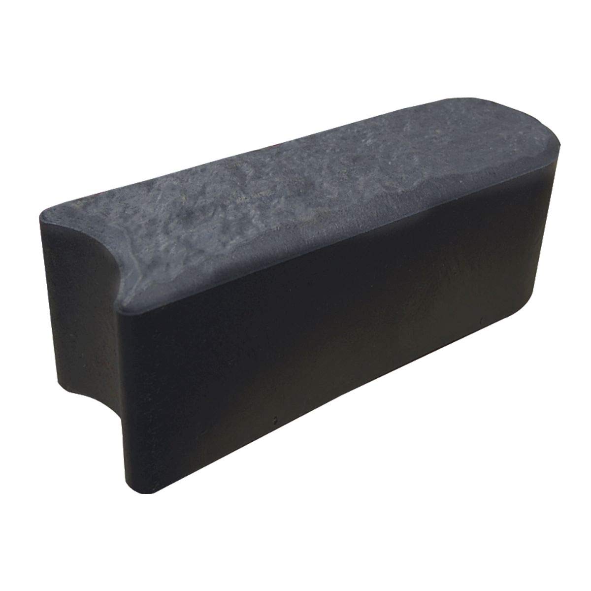 Garden Border Edging Pack of 6 Flexi Curve Recycled Rubber Lawn Border ...