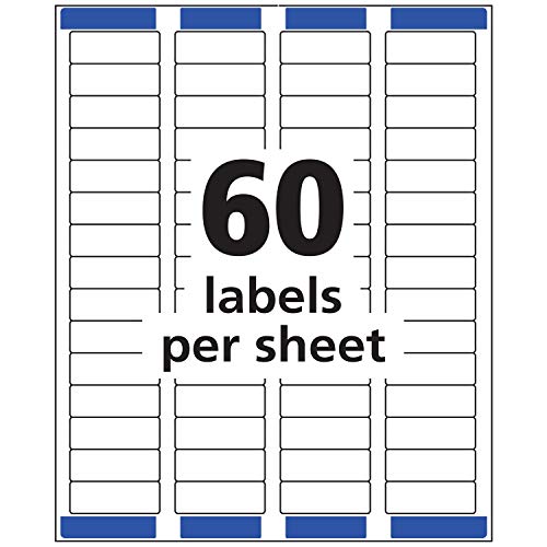 Avery Return Address Labels With Sure Feed For Laser Printers 2 3 X 1 