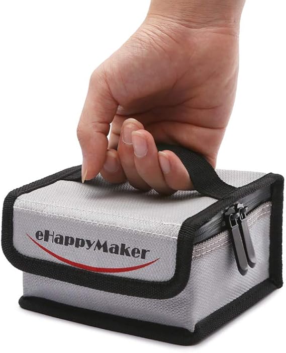 Fireproof Lipo Battery Safe Case 70x110x110mm Fire Resistant Lipo ...