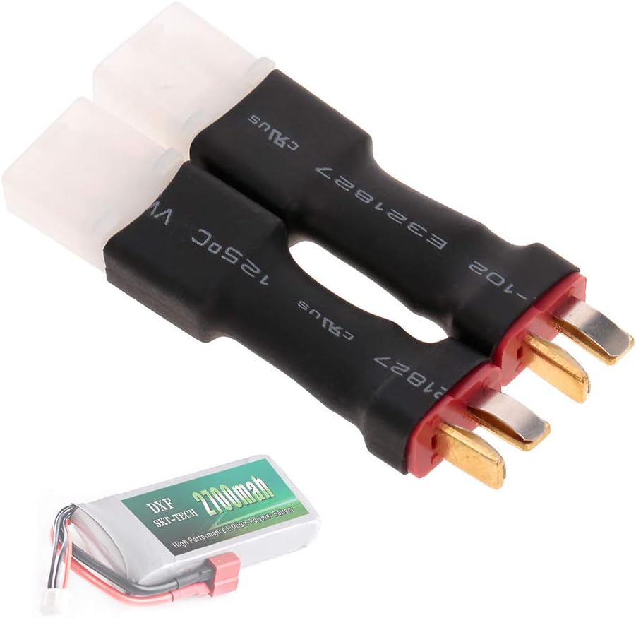 Boladge 2pcs Tamiya Plug Male Connector to Deans T Plug Female ...