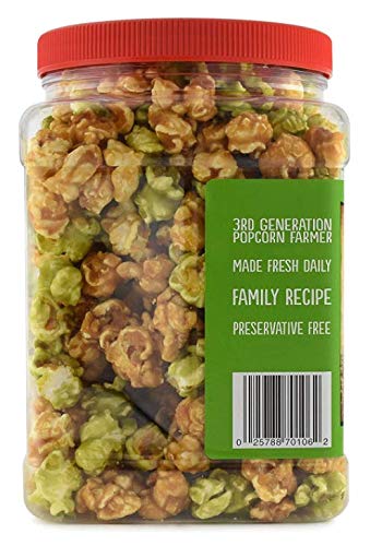 Farmer Jon's Original Caramel Popcorn, Gormet Pre-Popped Popcorn Jar ...