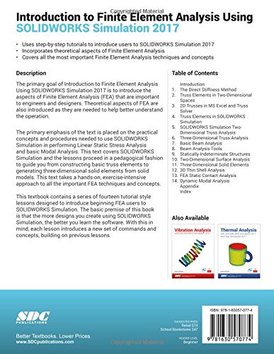 Introduction to Finite Element Analysis Using SOLIDWORKS - Want It All