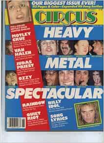 Circus Rock Magazine 30 April 1984 Van Halen Motley Crue Judas Priest ...