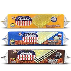 Amazon.com: M.Y. San SkyFlakes Cracker Sandwich Assorted Flavors