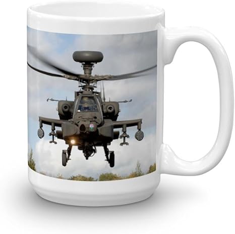 Amazon.com | Apache Helicopter Mug: Coffee Cups & Mugs