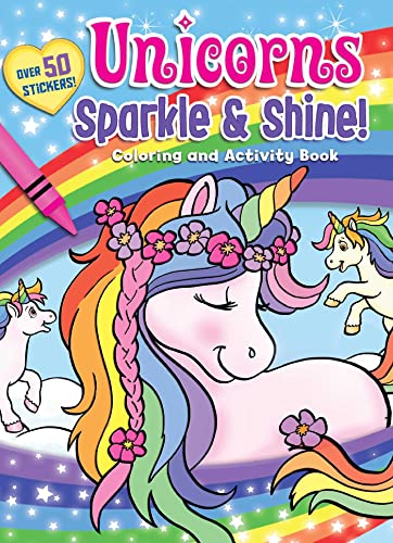 Unicorns Sparkle & Shine! Coloring and Activity Book (Coloring Fun ...