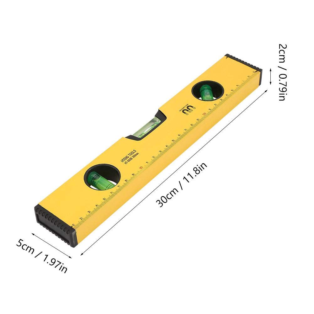 Magnetic Spirit Level Triple Bubble Level Measurement Tool 300mm Spirit ...