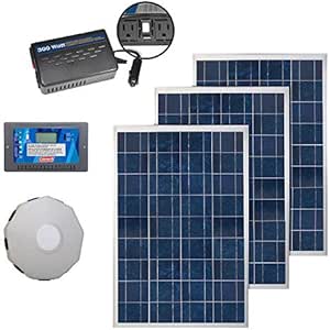 Amazon.com : Coleman 300 Watt Solar Kit With Charge Controller ...