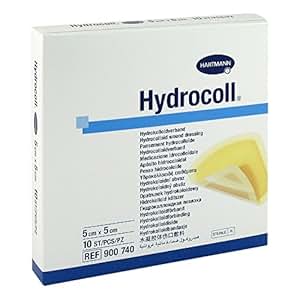 hydrocoll - Apósito hidrocoloidal (5 x 5 cm, 10 St: Amazon.es: Salud y ...