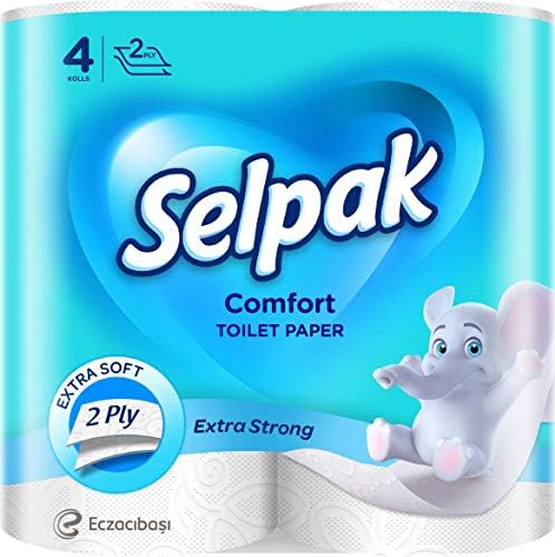 Selpak Comfort Toilet Paper 160 Sheets X 2Ply, Pack Of 4 Rolls price in ...
