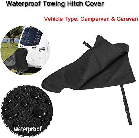 Motorhome & Trailer Covers Black Trailer Hitch Drawbar Cover Universal ...