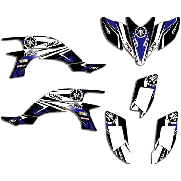 Yamaha YFZ 450?2004???2013?ATV全地形対応車AMRレーシンググラフィックキットデカールUrban Camoブルー グラフ-