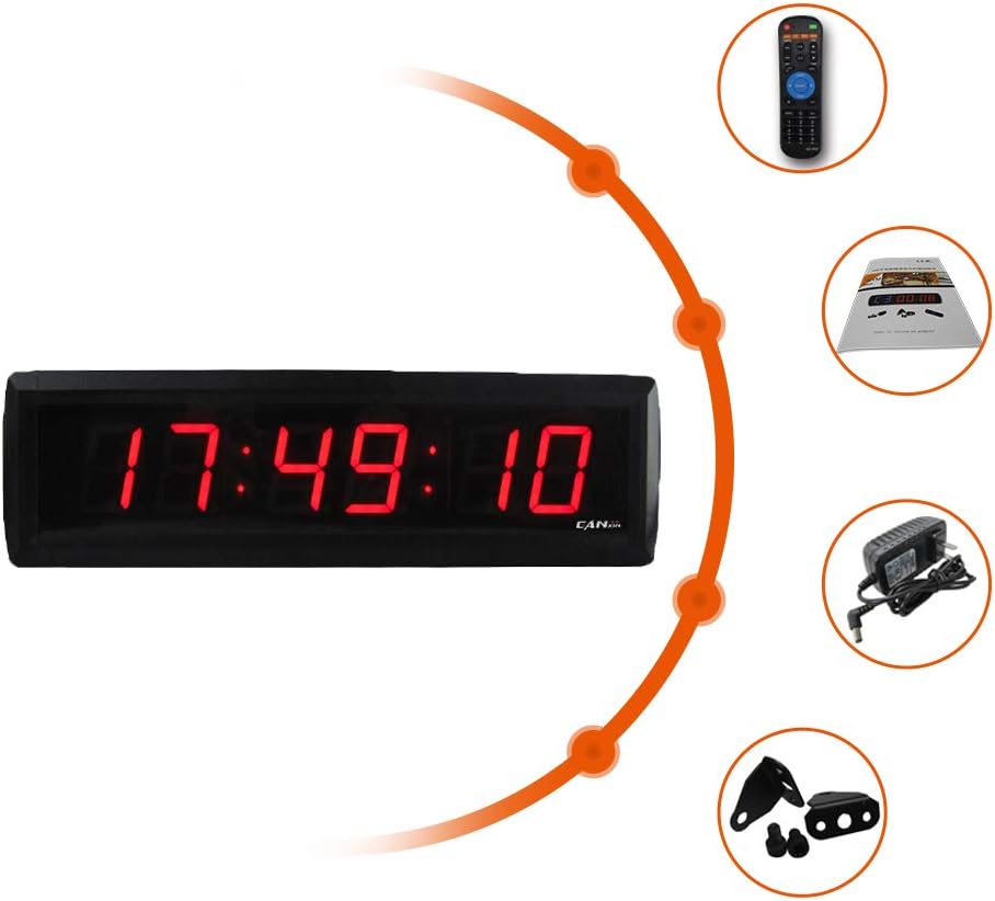 GAN XIN 1.8 Inches 6 Digits LED Clock Custom 7 Segment Led Display for ...