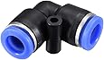 sourcing map Plastic Tee Push to Connect Tube Fittings 8mm or 5/16" od ...