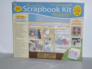 Amazon.com: The Complete Scrapbook Kit, 12x12 Post Bound Album and ...