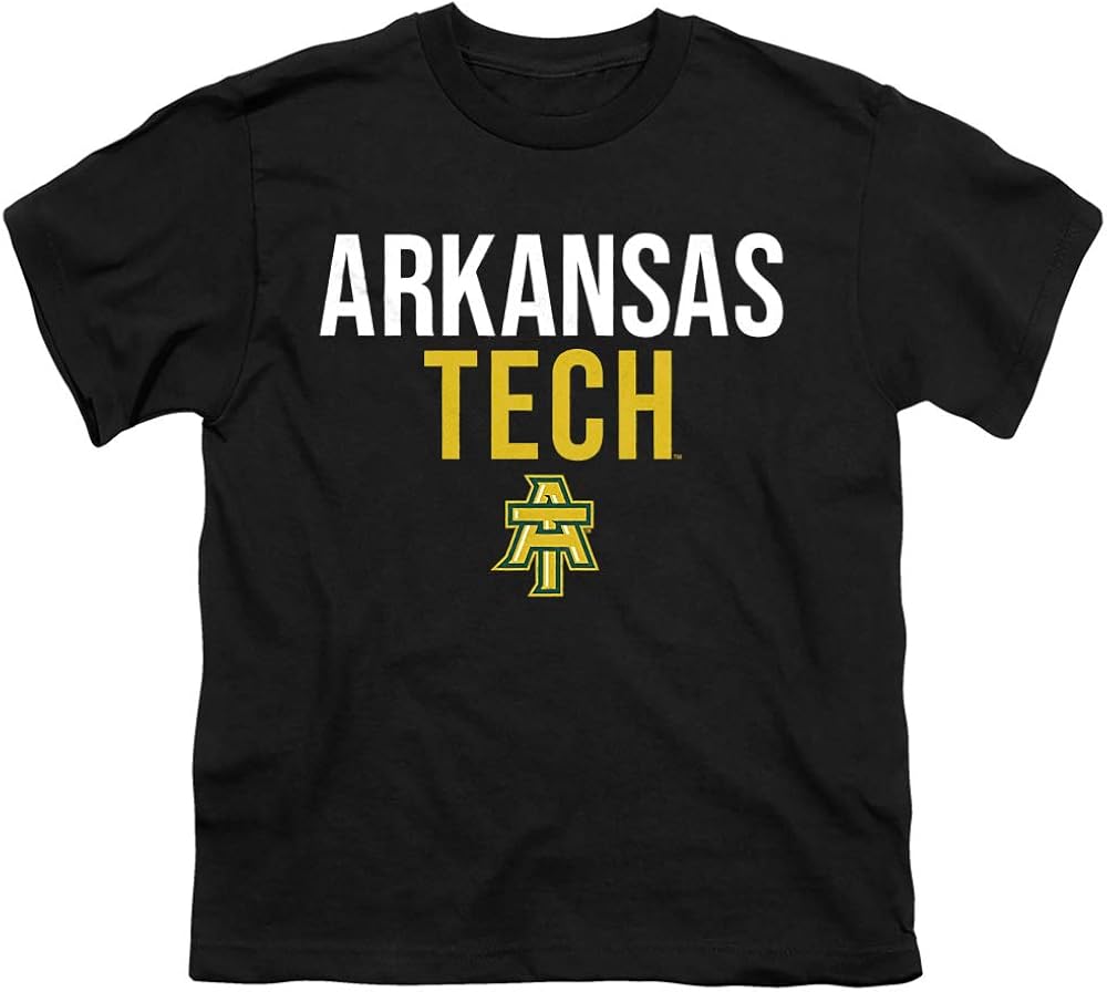 Amazon.com: Arkansas Tech University Official Stacked Unisex Youth T ...