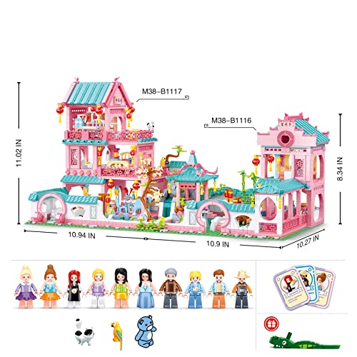 Sluban Building Blocks Toy Girls Dream - Chinese Stlye Villa ...