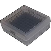 Amazon.com: MTM 100 Round Rifle Ammo Box 17, 204, 223, 5.56x45, 6x47 : Sports & Outdoors