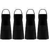 Amazon.com: Syntus 12 Pack Adjustable Bib Apron Waterdrop Resistant ...