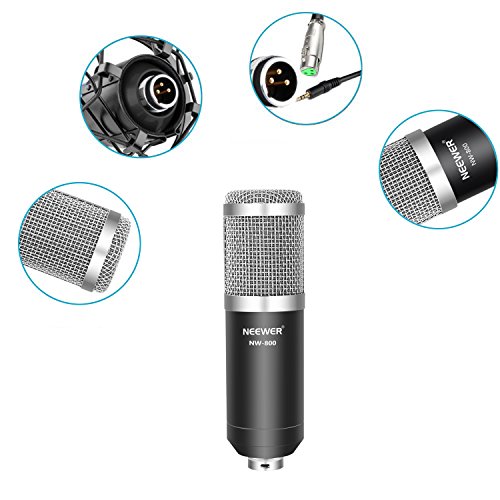 Neewer NW-800 Silver Professional Studio Broadcasting Recording ...