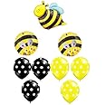 Amazon.com: BUMBLE BEE Bumble Bee Polka Dots Birthday PARTY (9) Mylar ...