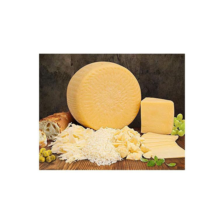 Rigatello am Stück 1,3kg Hartkäse nach italienischer Art ganzer Laib ...